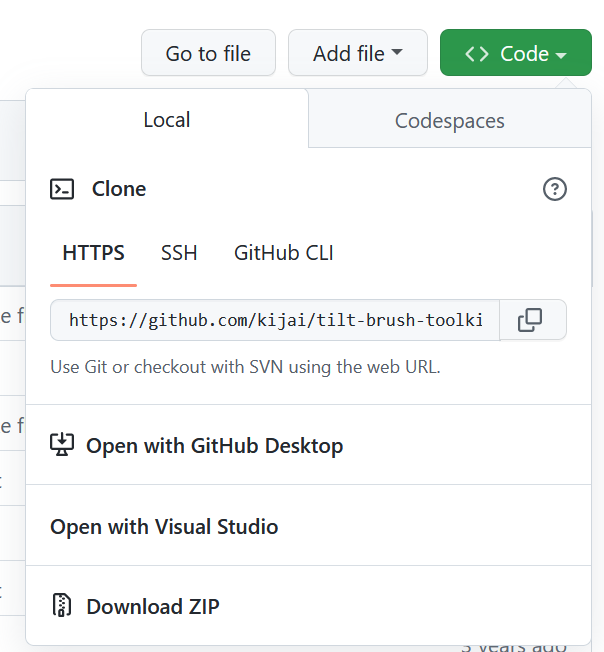 into my assets in my urp unity project - Open Brush, Open Blocks, Icosa Gallery