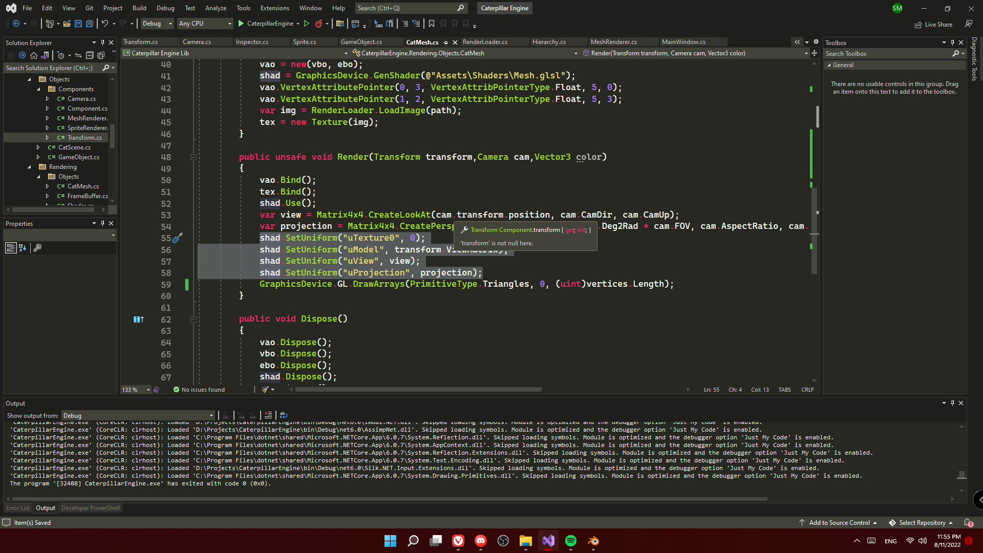 Hmm yeah, might be matrix math - Silk.NET