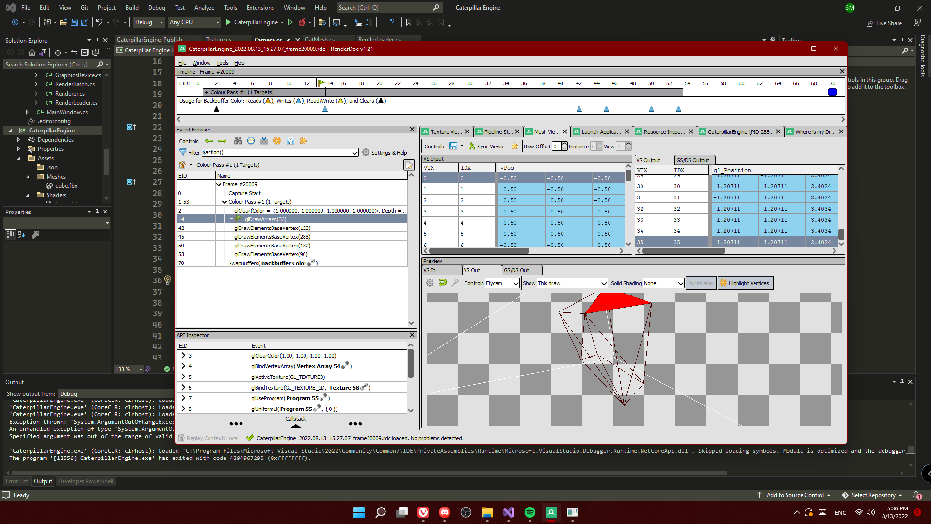 it looks more like a cuboid than a cube in there,which is weird - Silk.NET