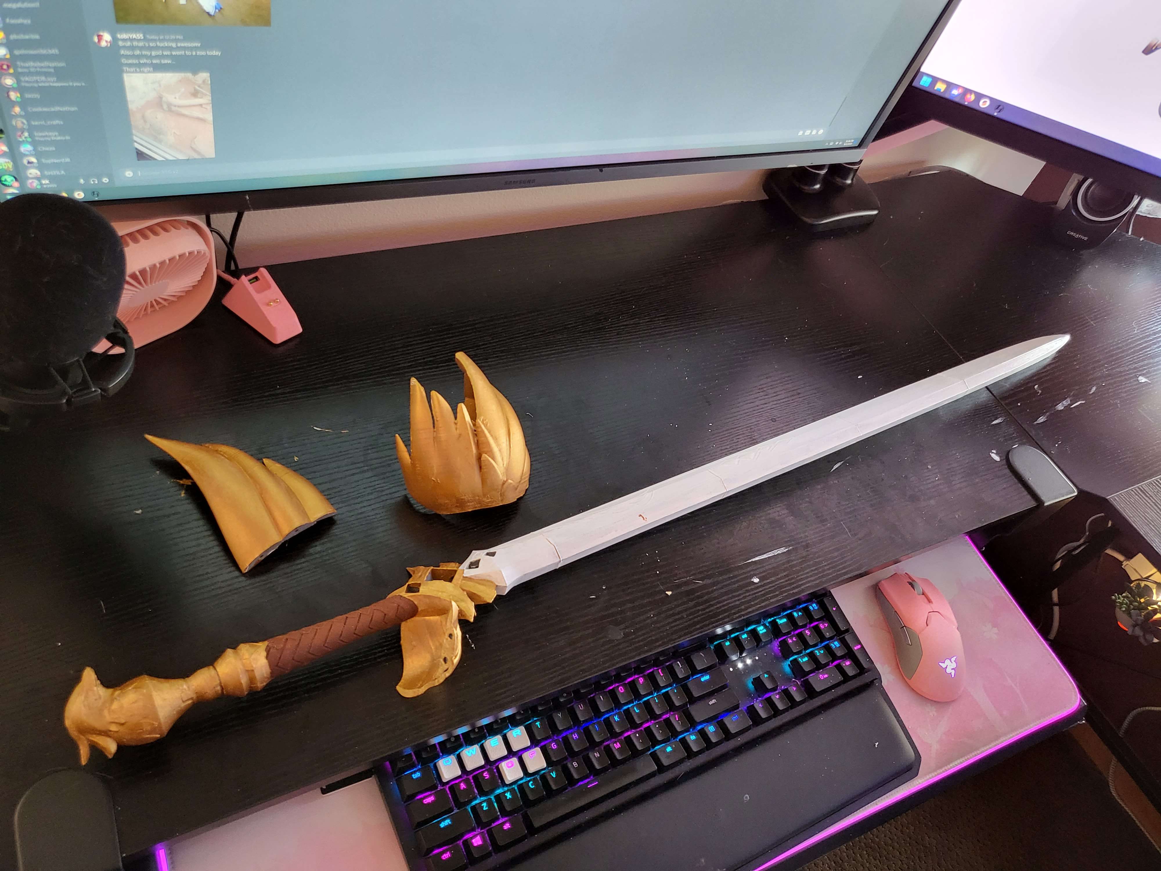 Aaaaand a last second sword for my brother - Cookiecad