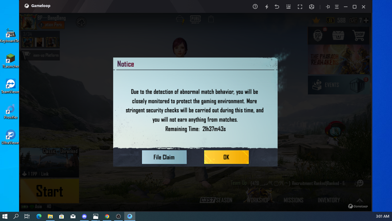 why am in safety observation period Since I started playing PUBG and I ...