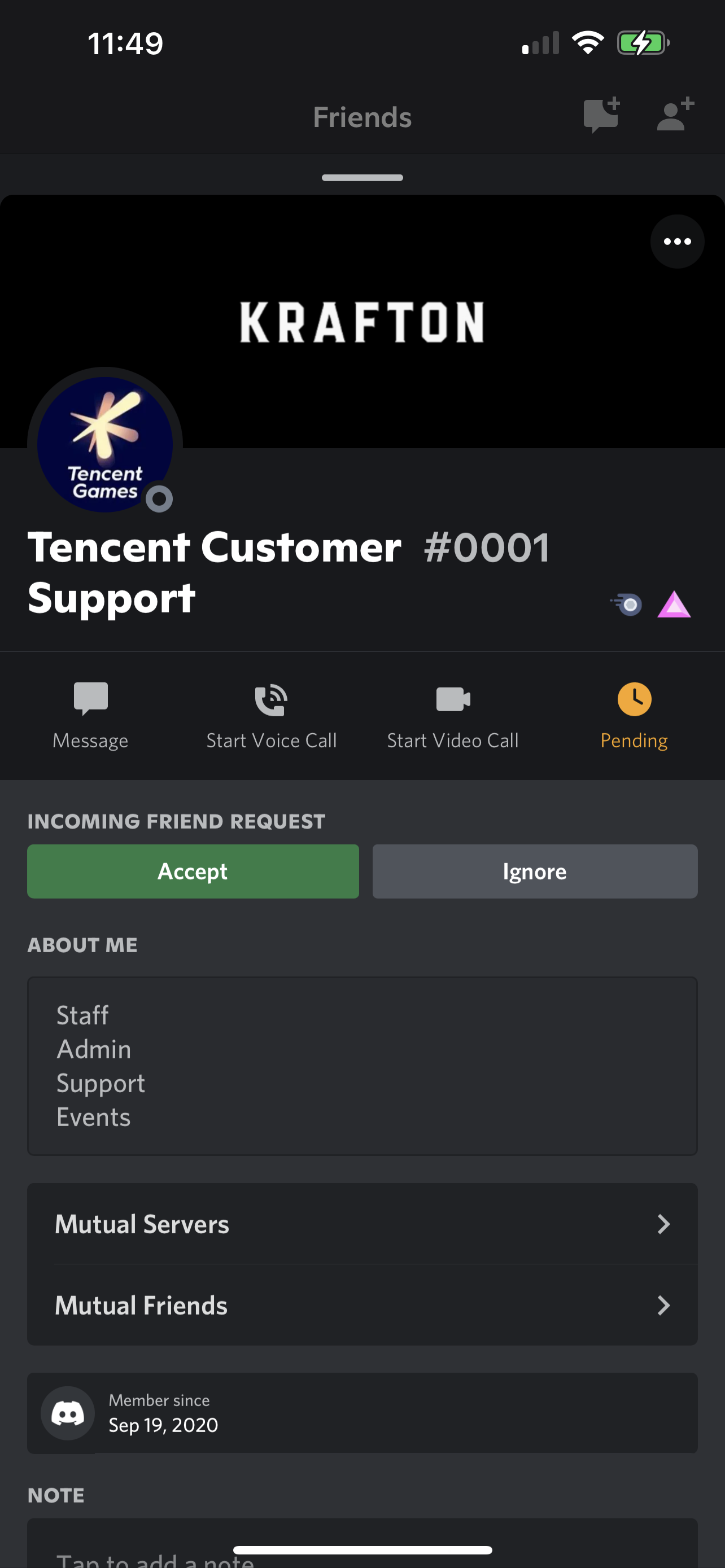 English only is on this server - PUBG MOBILE