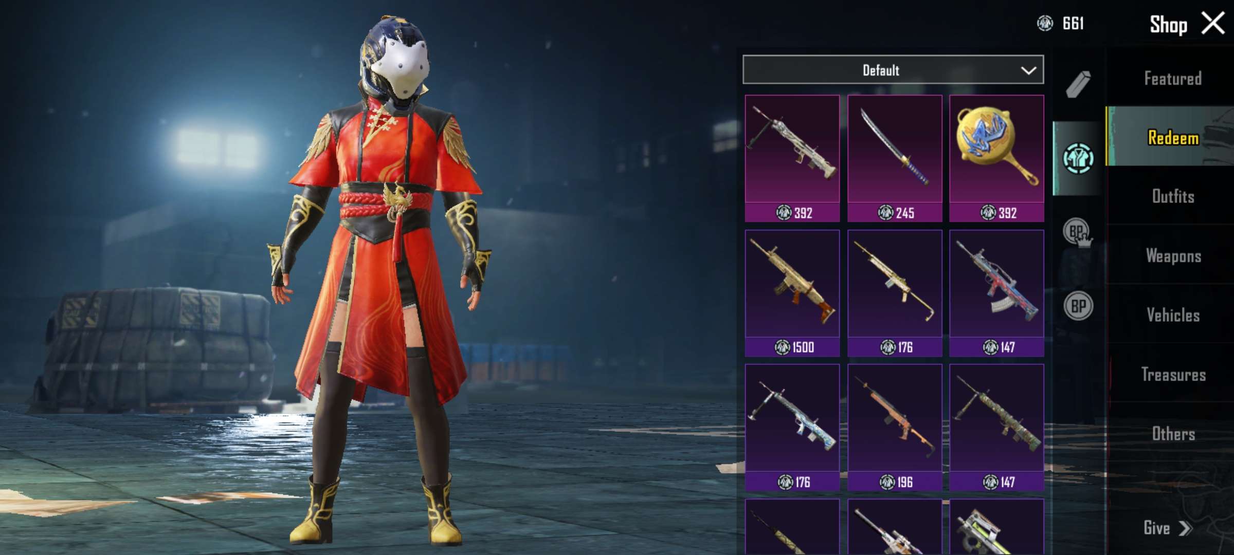 Go to shop --> tap on give in the bottom right corner --> tap on ...