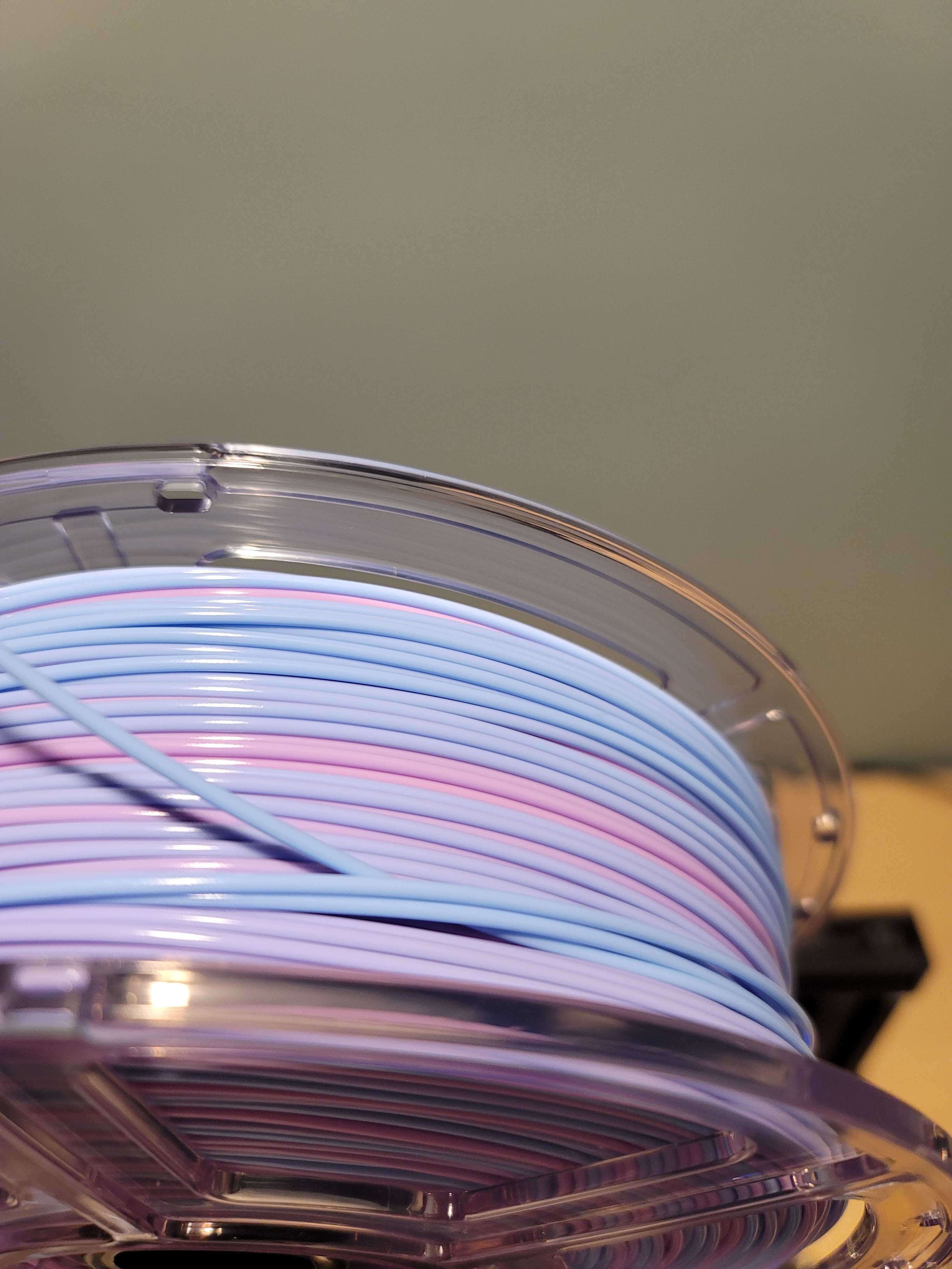 Did you try pushing the filament out through the nozzle once you heat ...