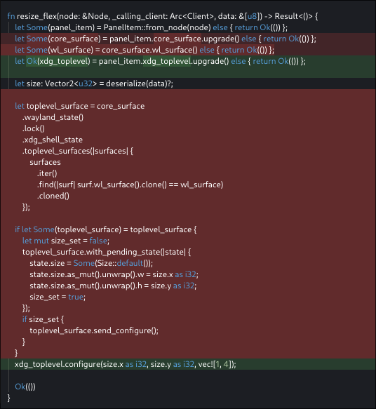 ok WOW smithay's abstractions were getting in my way - Stardust XR