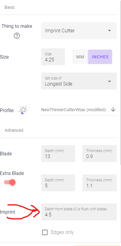 When I print with extra blade, on part of the print the extra blade is ...