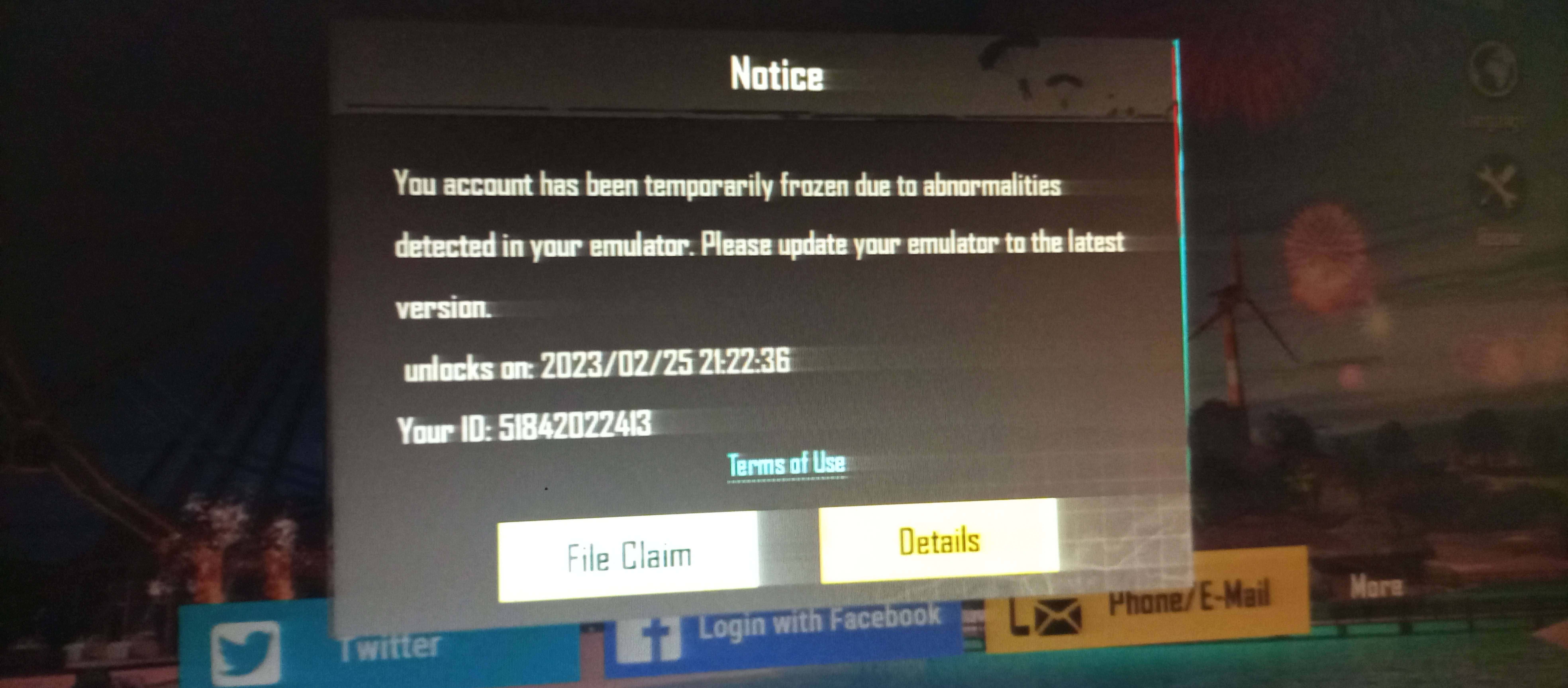 Please help my account freeze 2 months - PUBG MOBILE
