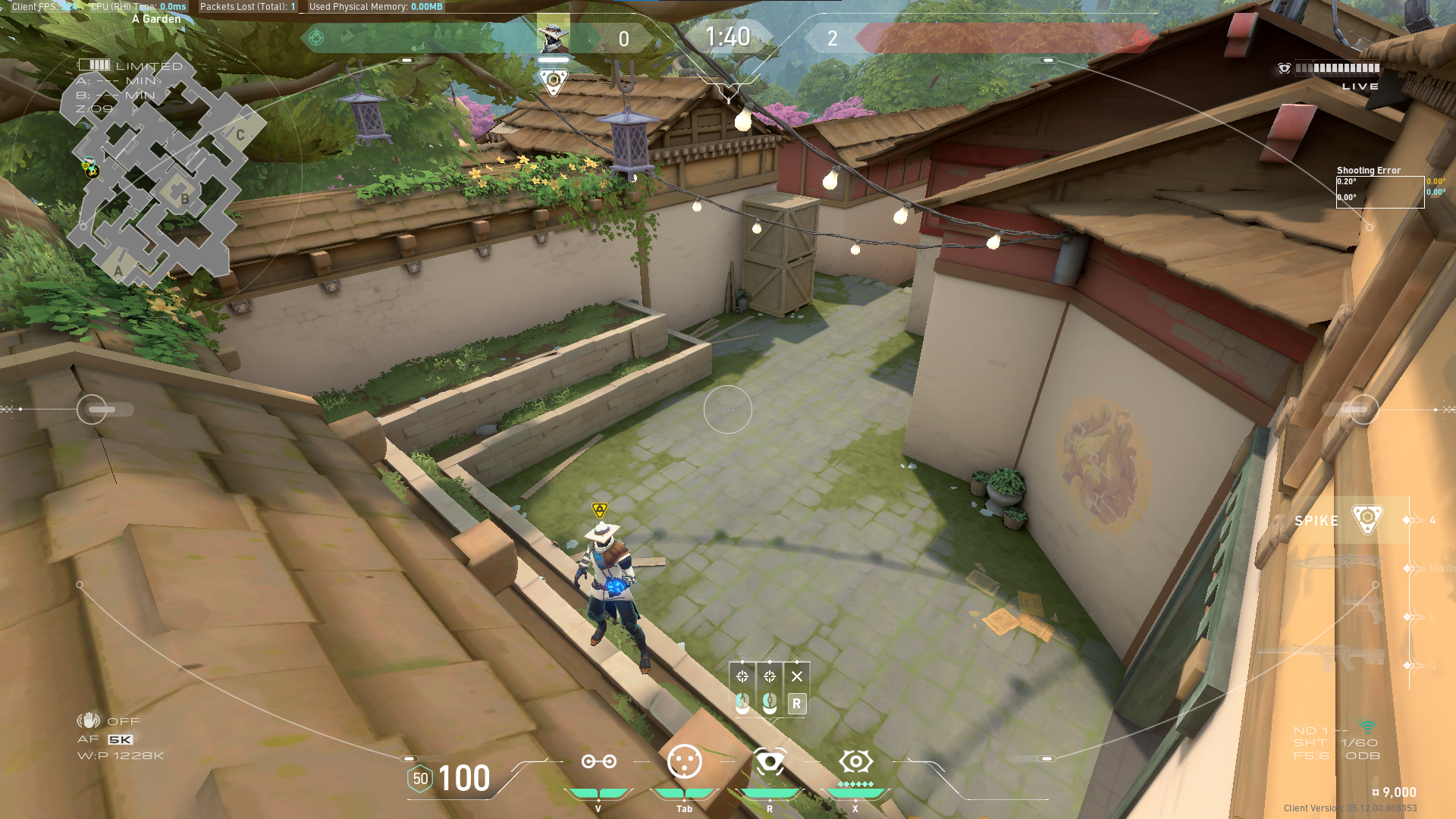 Cypher Haven attack A long camera - VALORANT