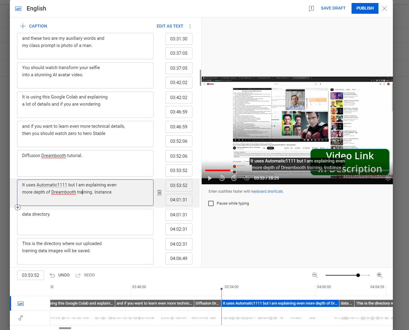 still editing subtitles :/ - Software Engineering Courses (SECourses)