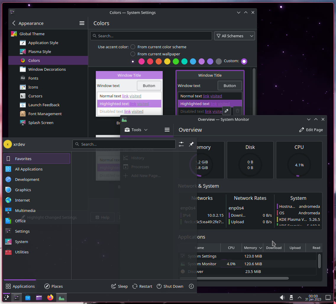 andromeda dev environment - Stardust XR