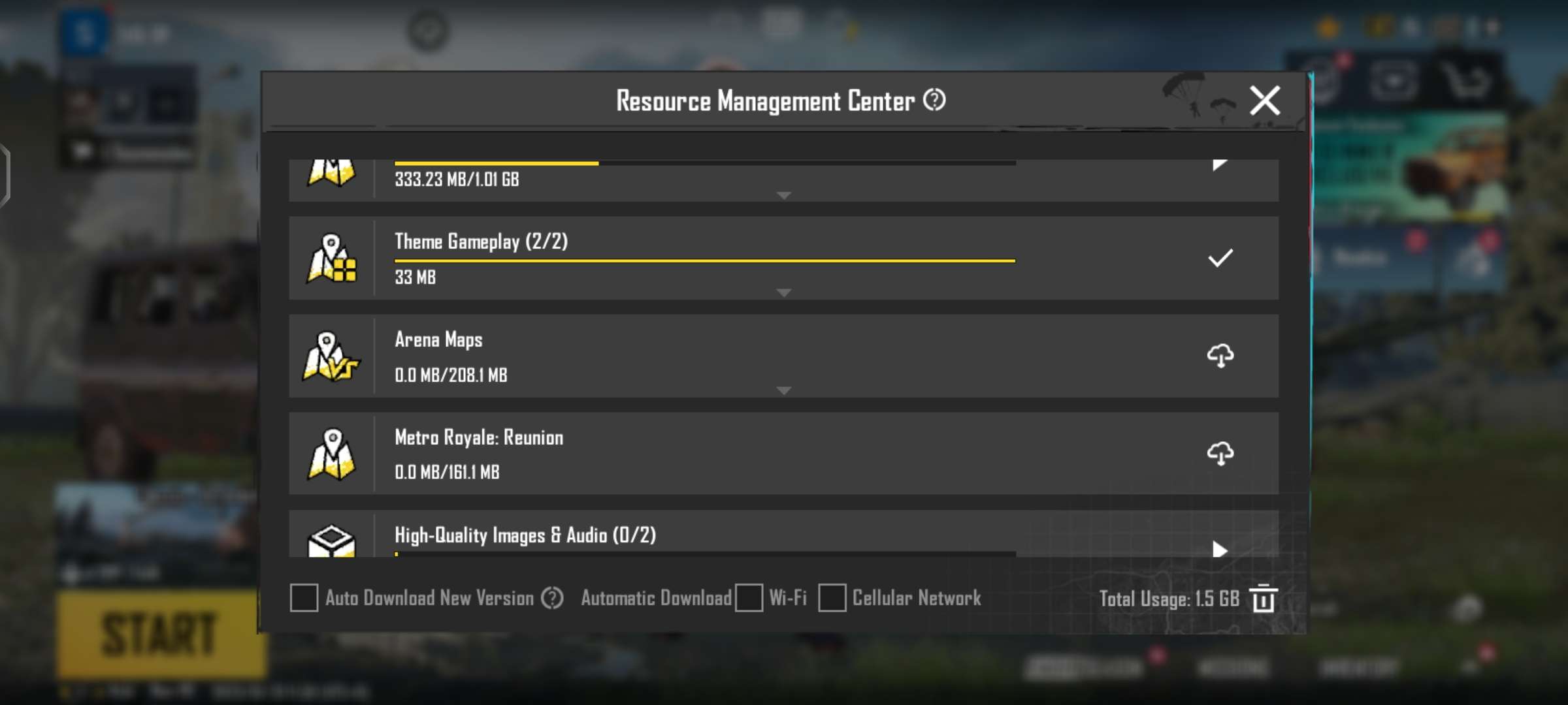 Erangel it's 267/249+18mb - PUBG MOBILE
