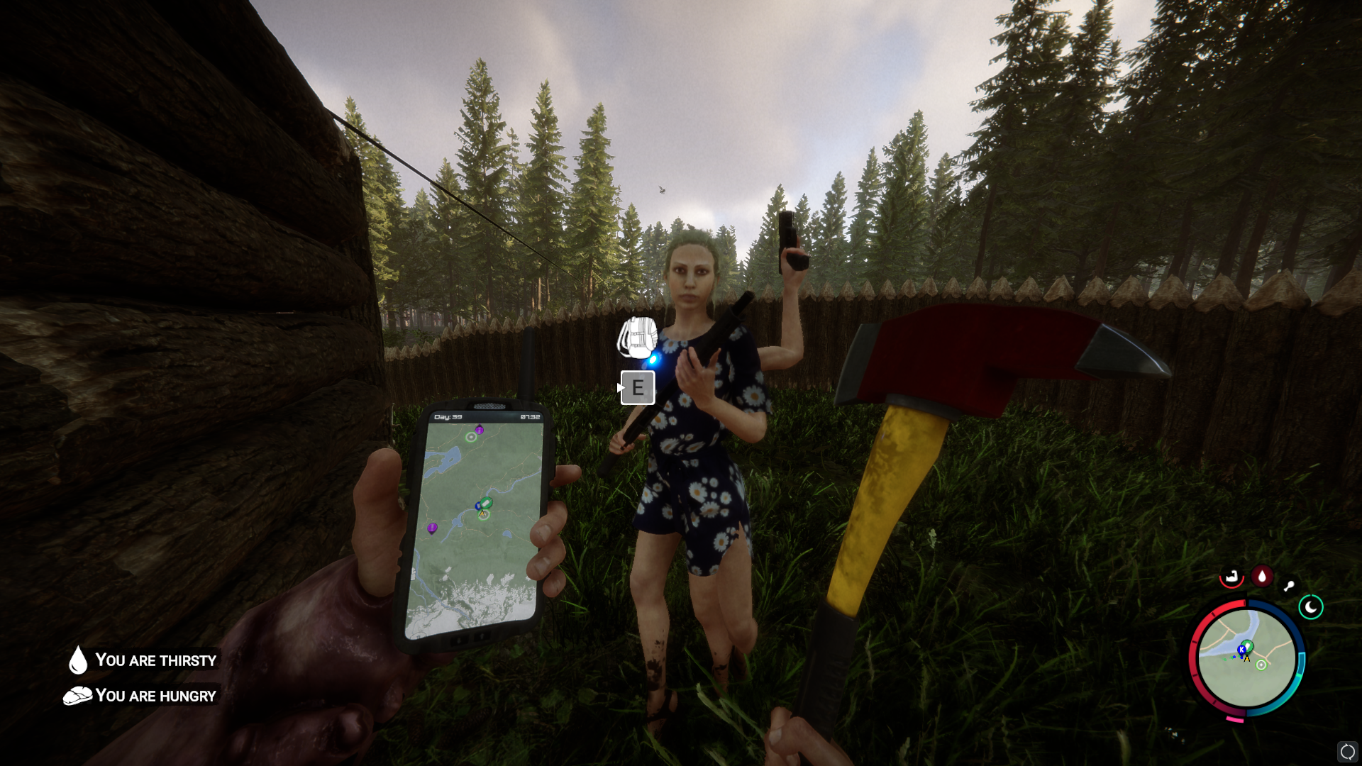 that dead dude looks hella cool. probably an ex-bad pivot fan - Sons Of | The Forest