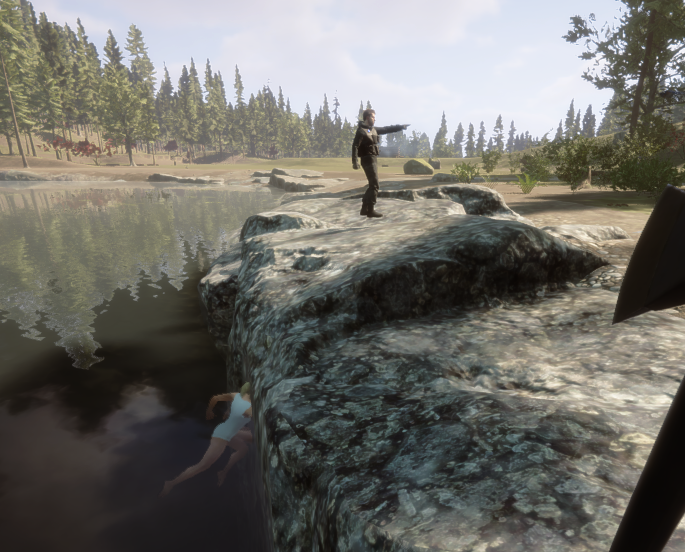 i've had him gathering logs to one spot as i constantly break down ...