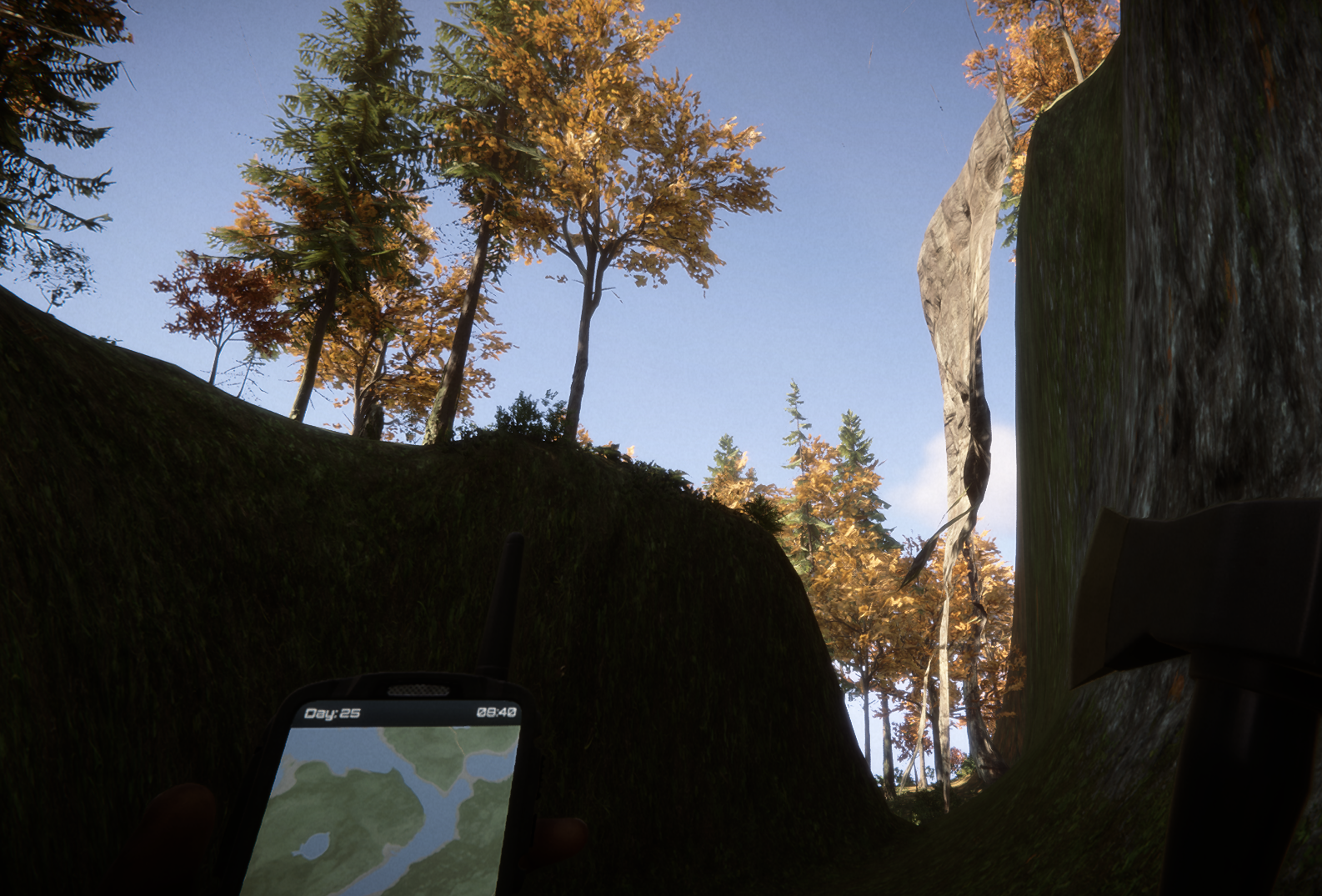 a normal cave with lava in it, it's not something abnormal in that ...