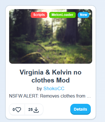 https://sotf-mods.com/mod/shokocc/virginia-kelvin-no-clothes-mod zamn 💀 ...