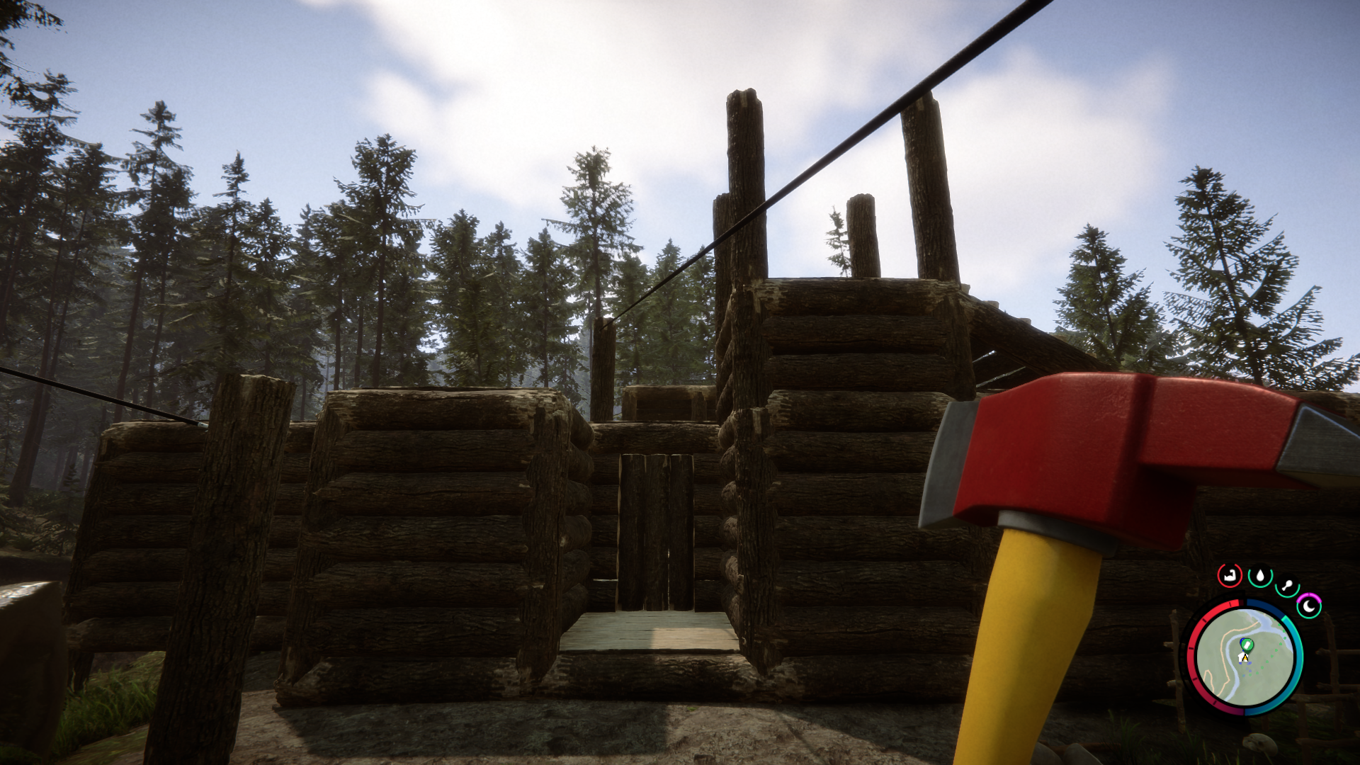 I tried building a viking longhouse - Sons Of | The Forest