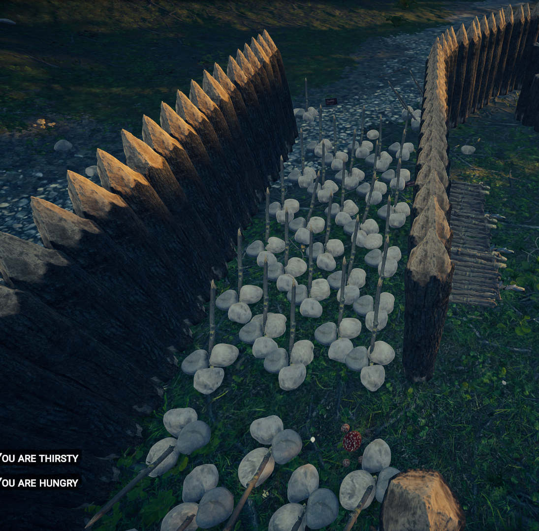 rain still wetting floor through ramps - Sons Of | The Forest