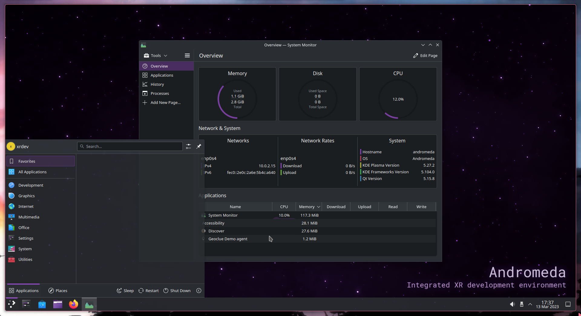 andromeda - Stardust XR