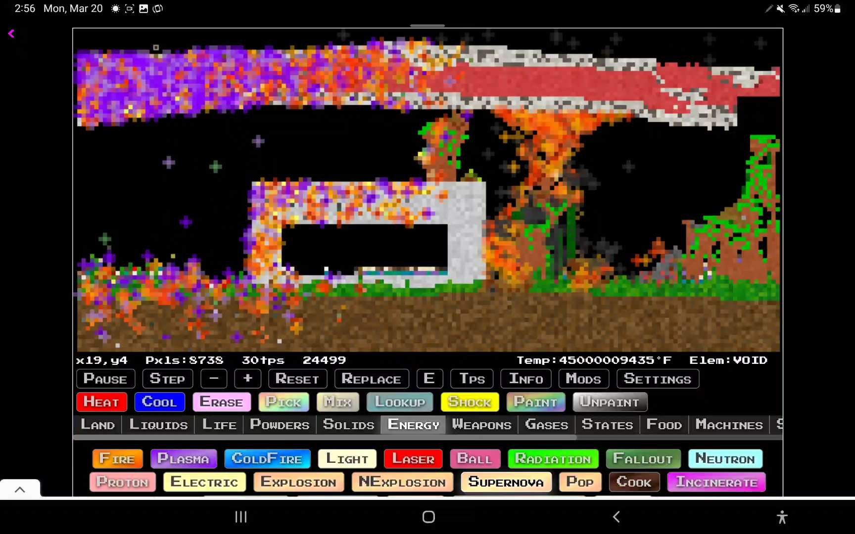 how long does it take for RAD_CLOUD to disappear? - 🚨 R74n / Sandboxels