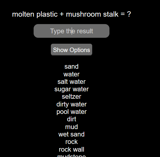 is there a list of every sandboxels element - 🚨 R74n / Sandboxels