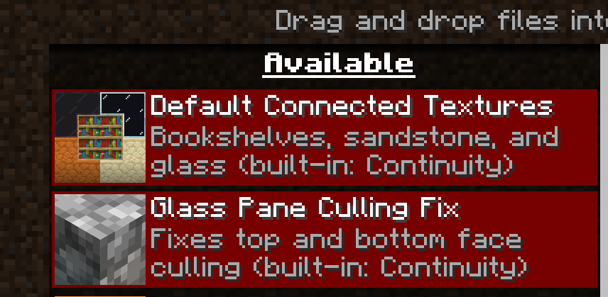 Trying to get connected textures (like on optifine) while using Iris ...