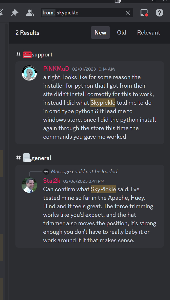 To be clear tho — this does not cause a problem when binding in DCS. My guess in Durham’s case ...