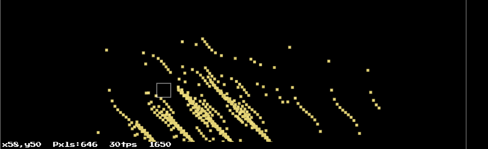 elements.napalm = { color: "#8B0000", behavior: behaviors.LIQUID ...