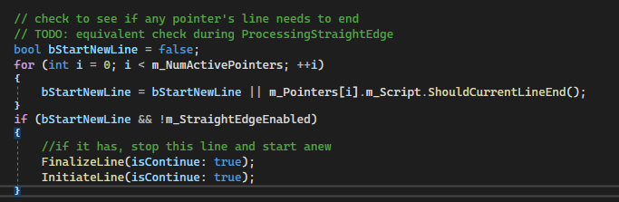 Nope. Try adding extra control points near the ends? - Open Brush, Open Blocks, Icosa Gallery