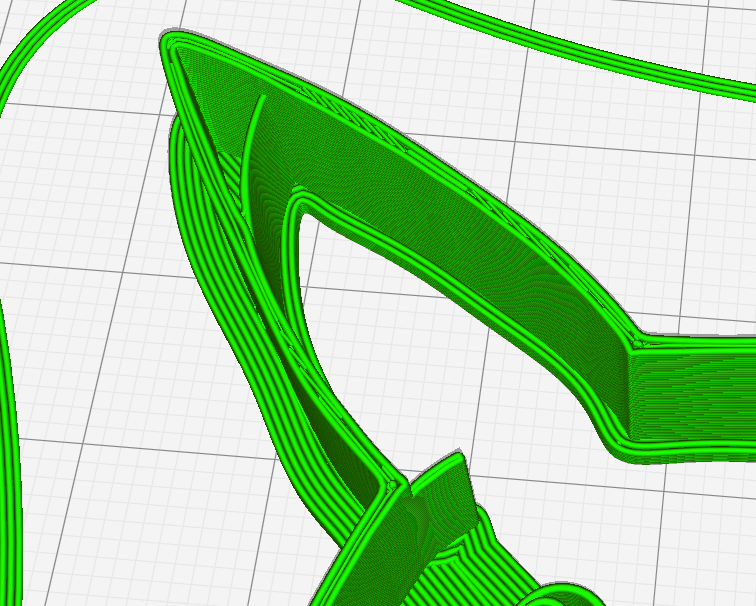 The first layer looks remarkably solid and smooth - Cookiecad