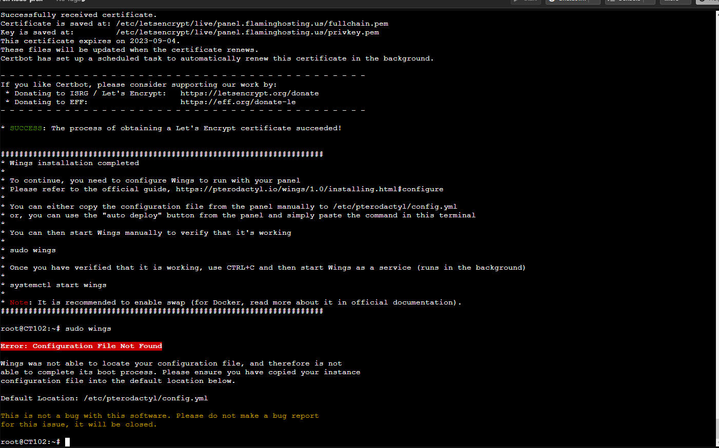 Reinstall Pterodactyl - Pterodactyl Installation Script