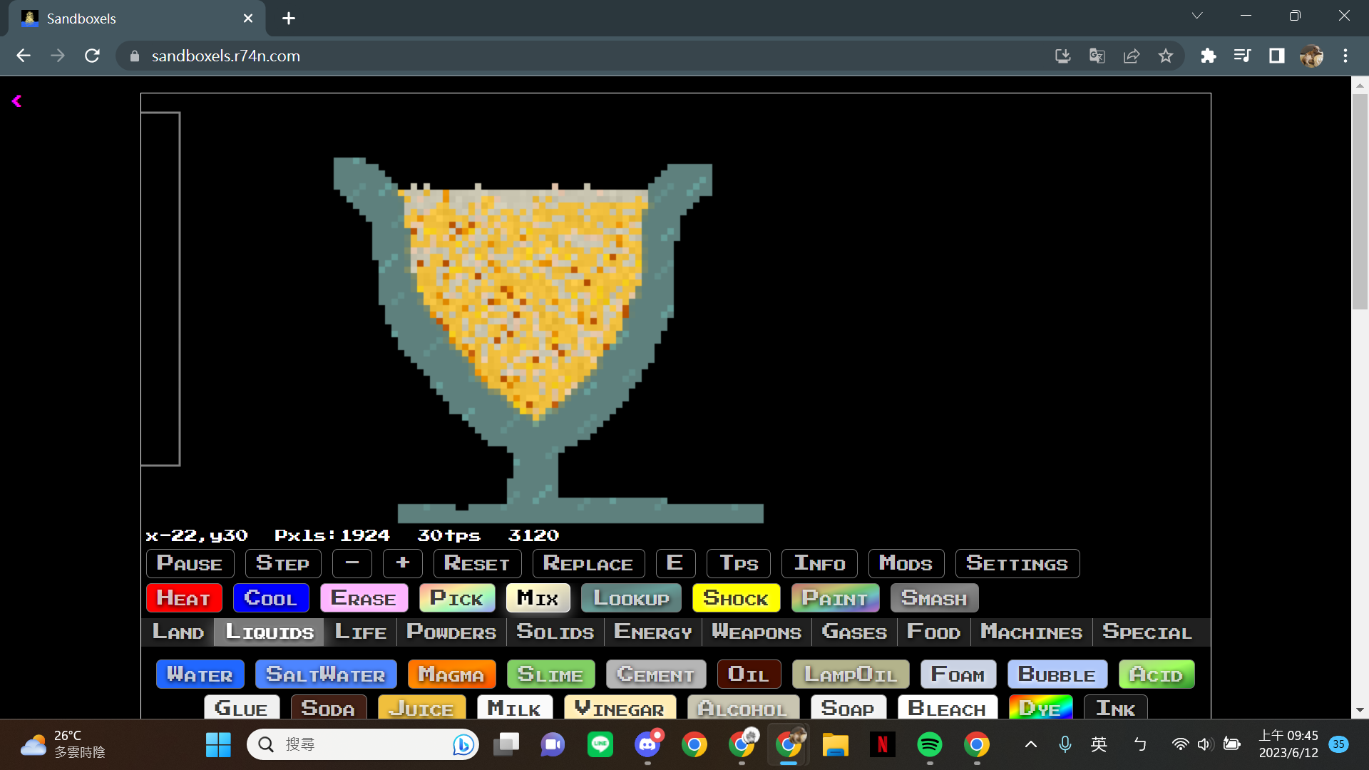 who melted - 🚨 R74n / Sandboxels