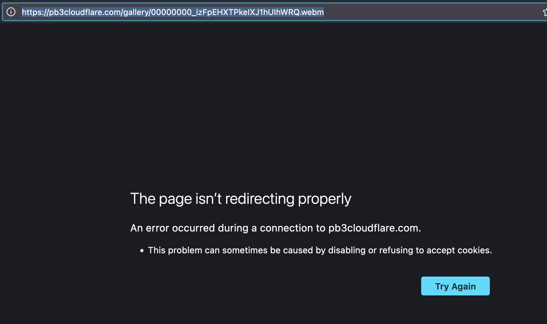 curl -v https://pb3cloudflare.com/gallery/00000000_izFpEHXTPkeIXJ1hUIhWRQ.webm * Trying 104.21 ...