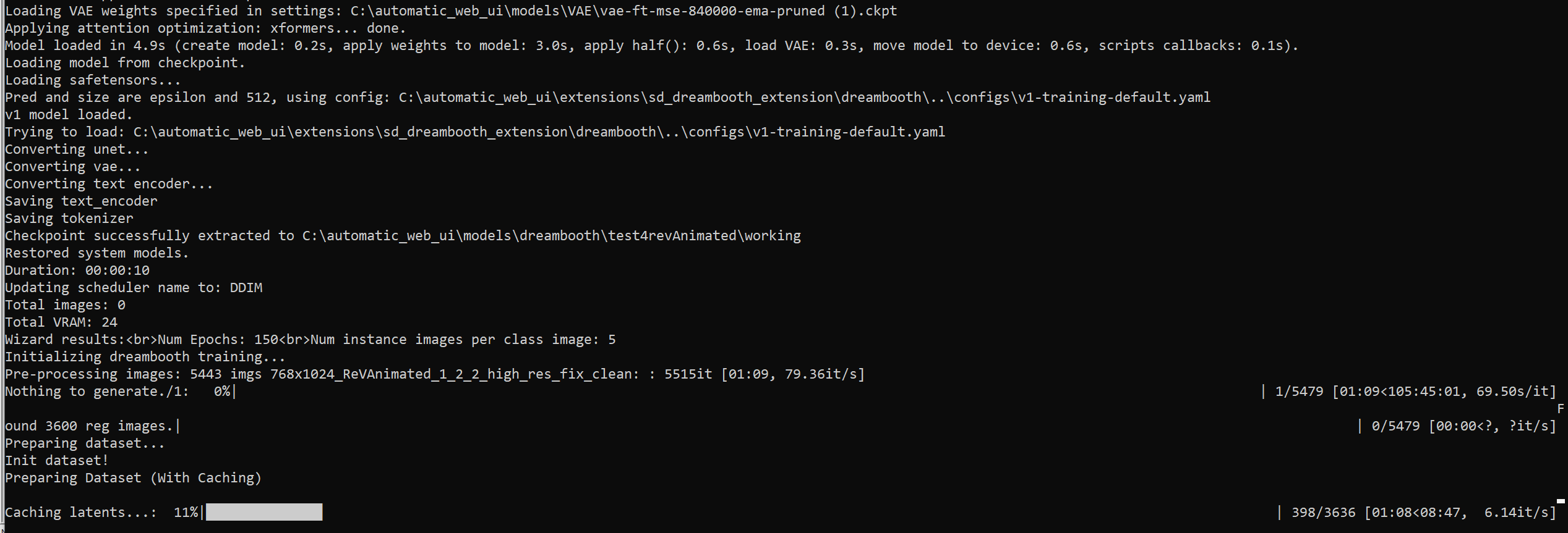 Missing Model Directory Removing Model Cautomaticwebuimodelsdreamboothtest4working