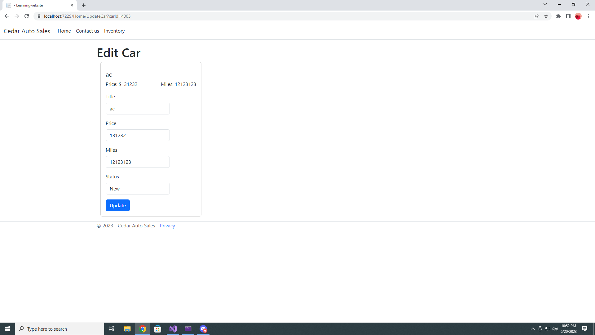 Update Sql Code Not Working C Update Sql Code Not Working C