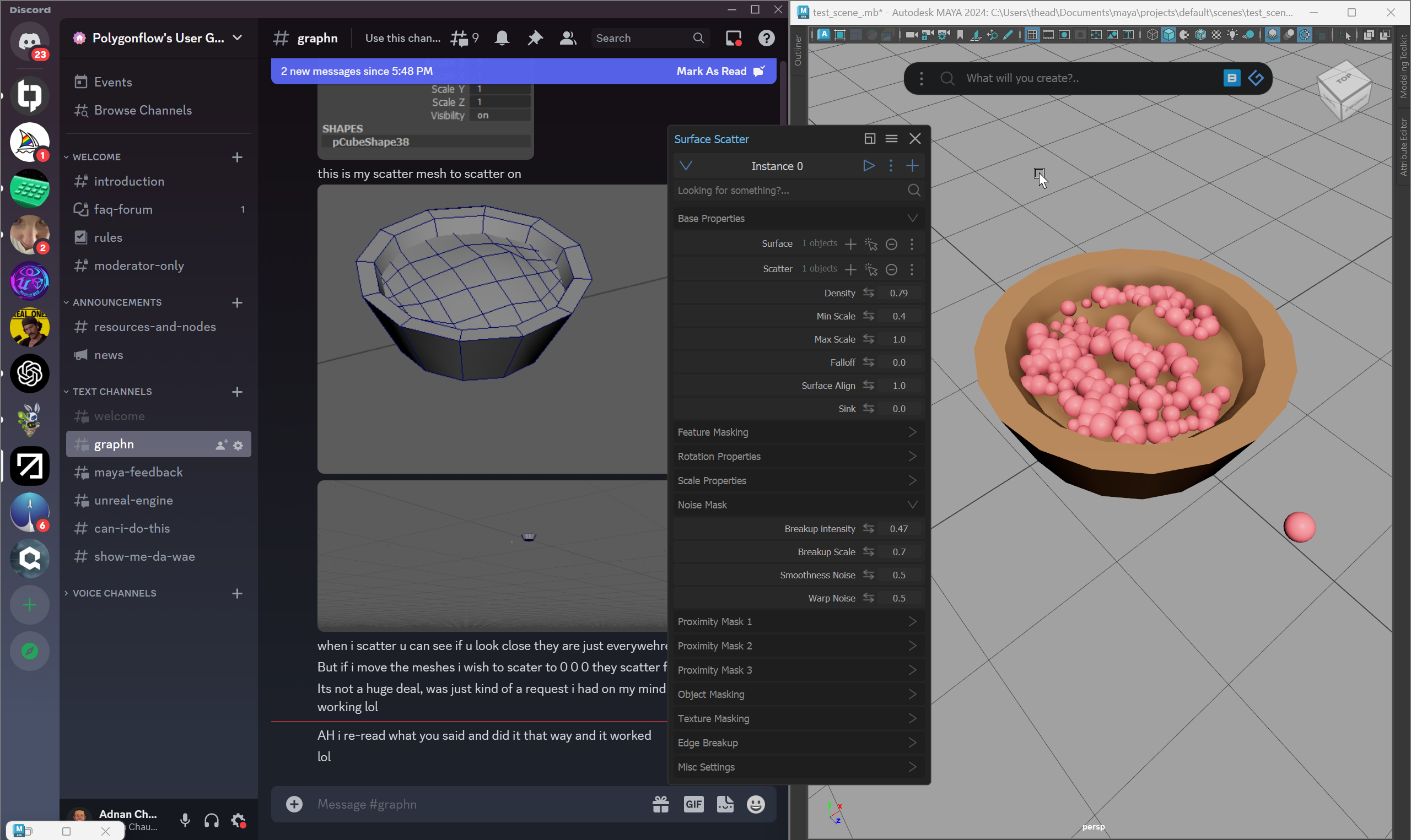 yeah just tried to replicate your case on a microbial scale, and it ...