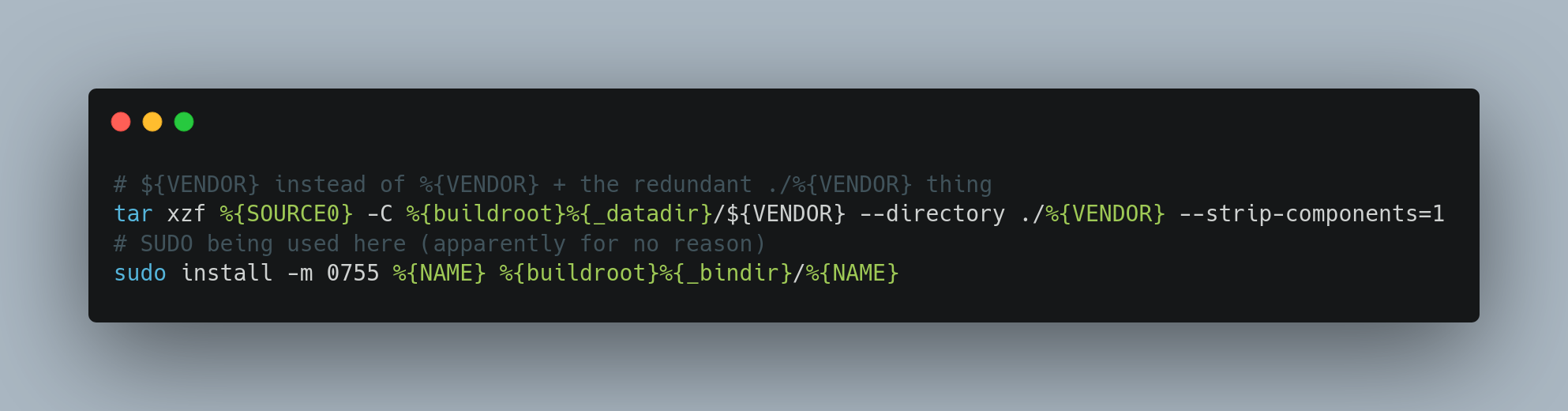 i'm trying to test a spec file in ublue-os/bling right now but i'll try ...