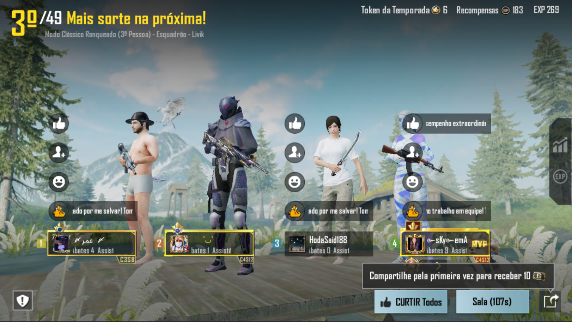 Refer to my response above please. - PUBG MOBILE