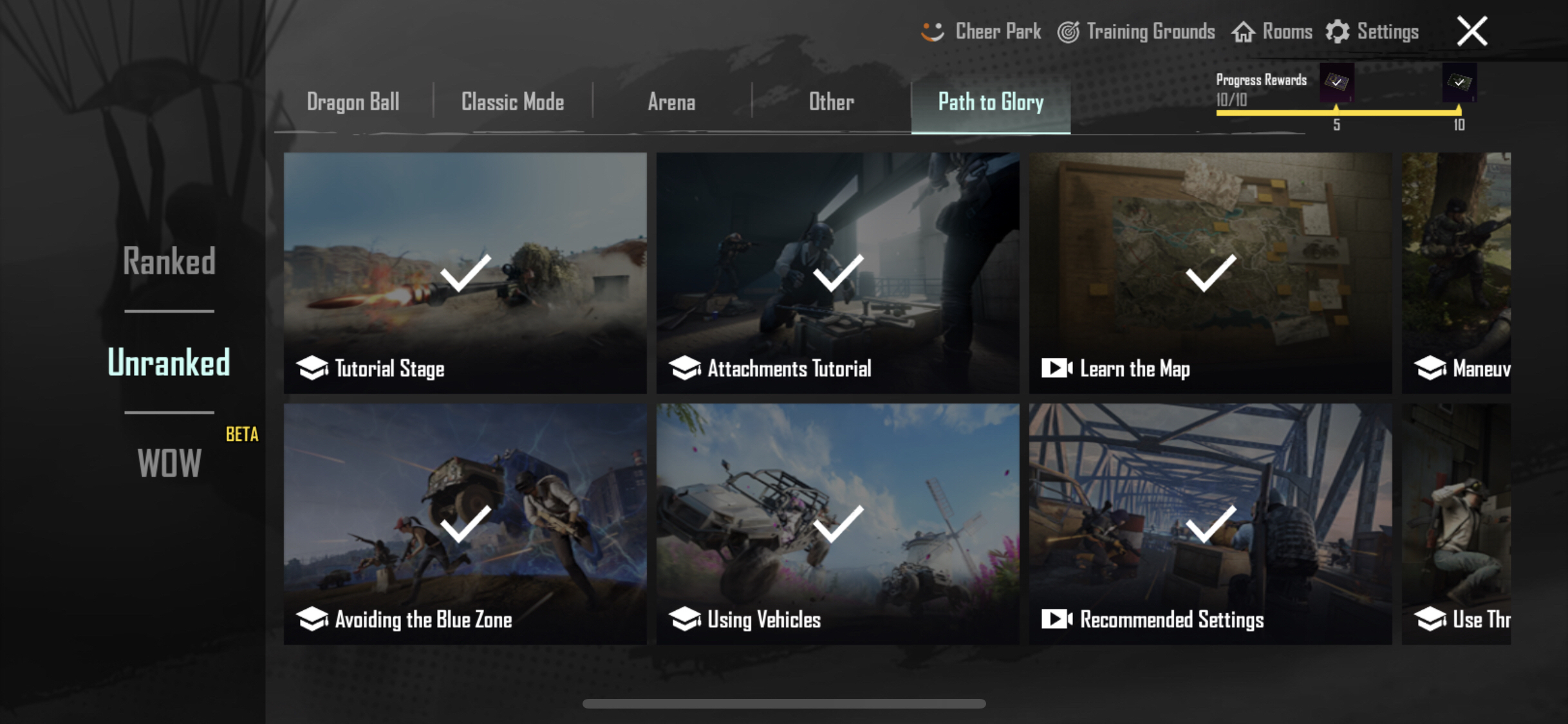 Are you referring to the different types of update processes? - PUBG MOBILE
