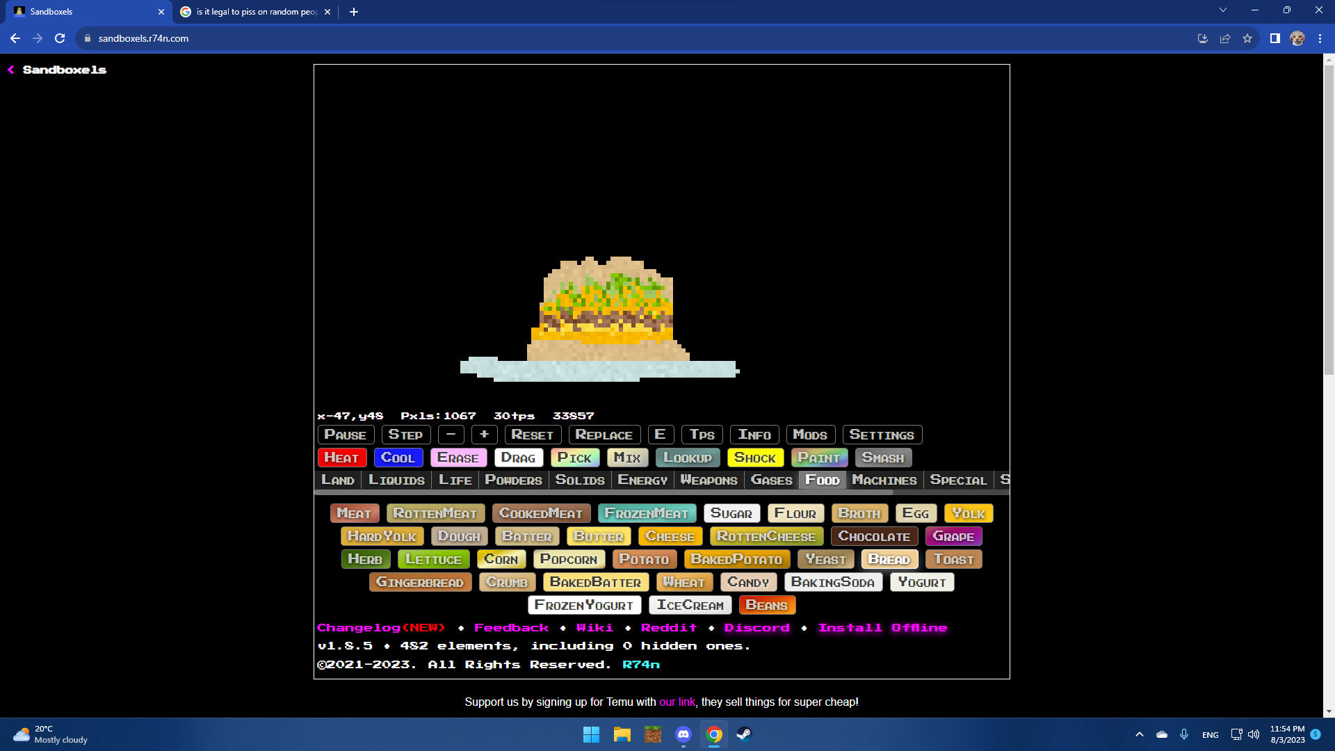 MOUSE MOUSE - 🚨 R74n / Sandboxels