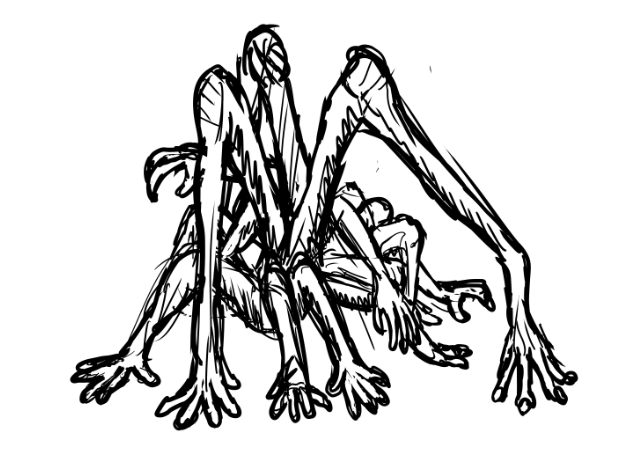 mega armsy 10 minute sketch design idea - Sons Of | The Forest