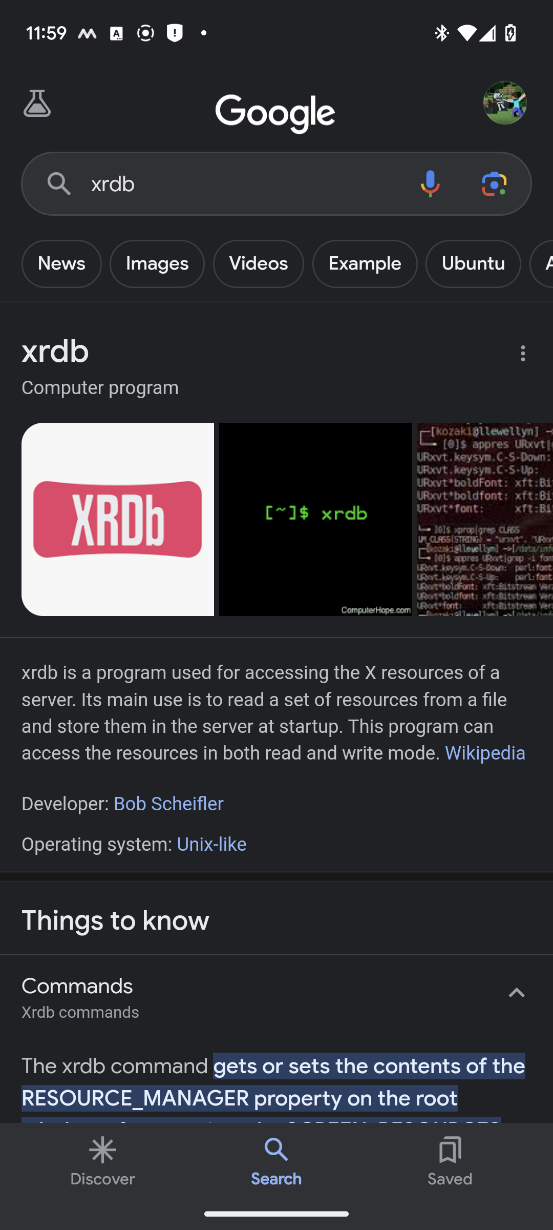 what is xrdb - Andronix App