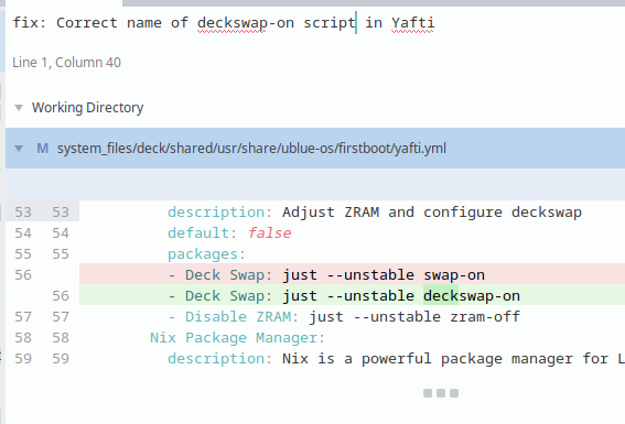 just file does not contain swap-on - Universal Blue