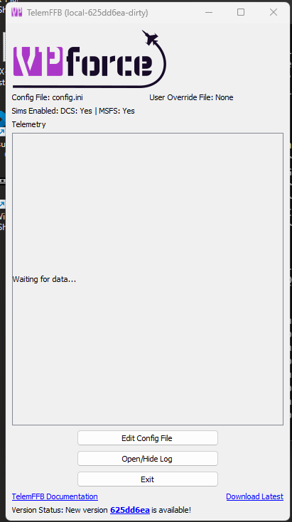 runway, weather is live - VPforce Controls