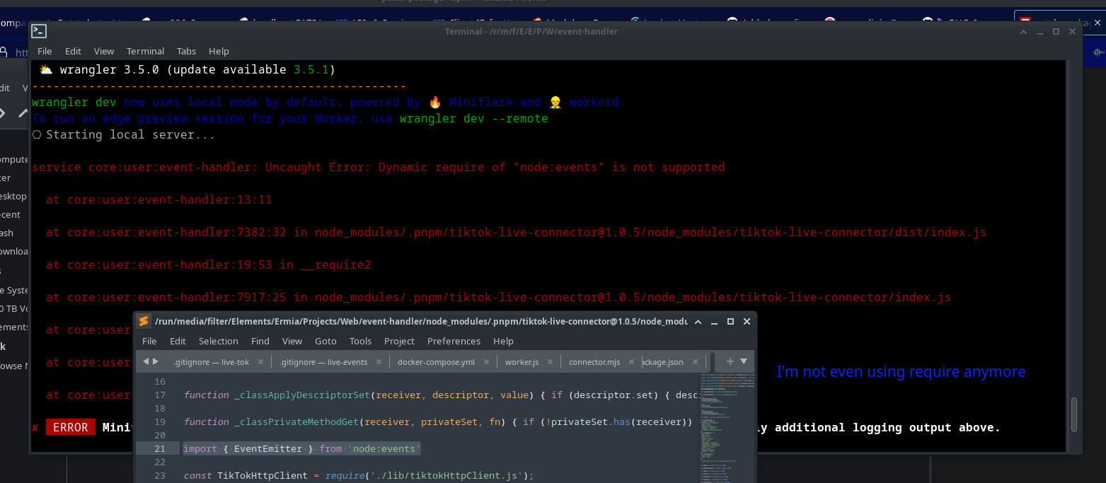 I've got a pages project with a `/functions` directory that depends on utilities in a `/packages ...