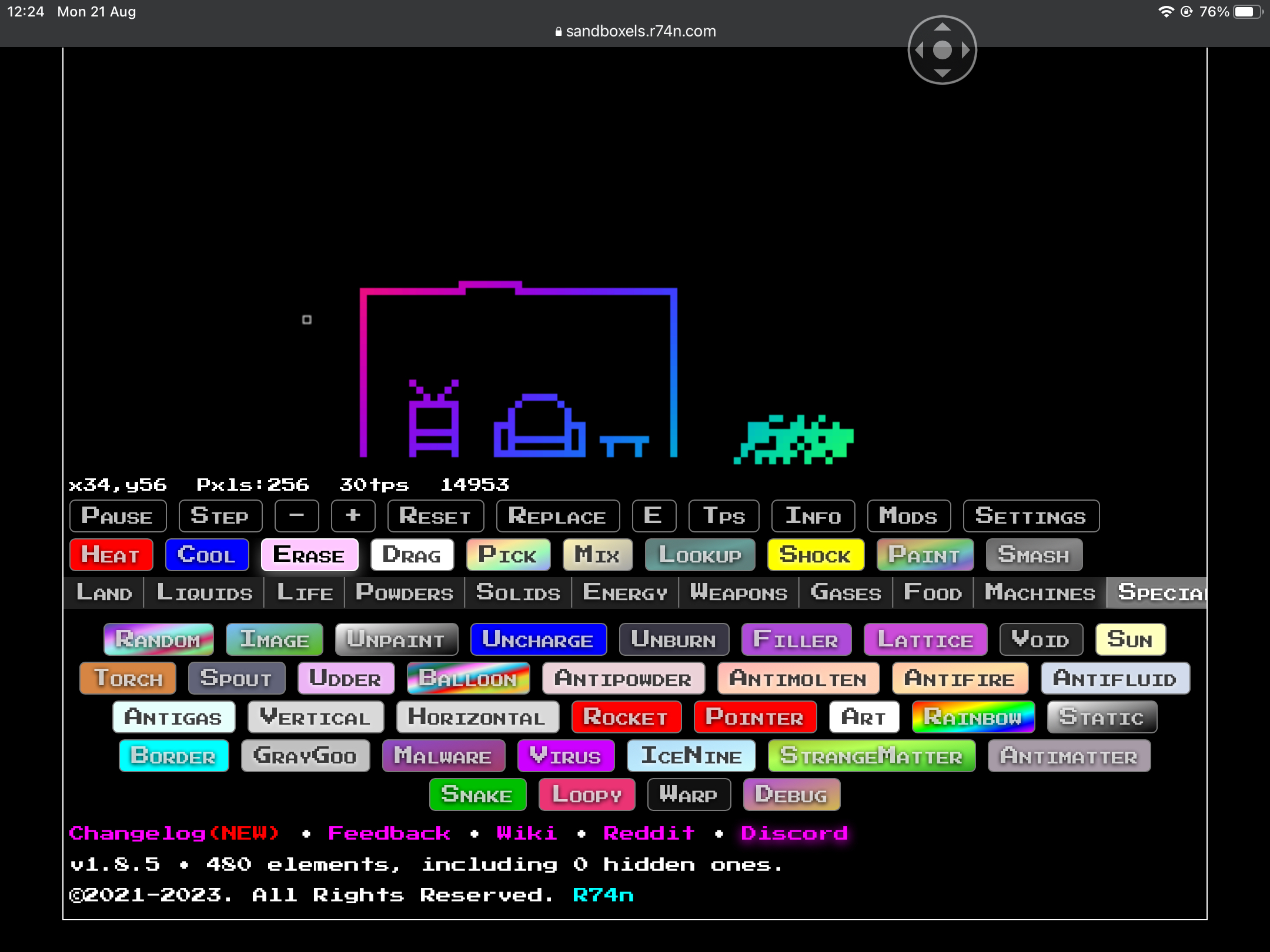 ummmmmm have you ever made drip castles - 🚨 R74n / Sandboxels