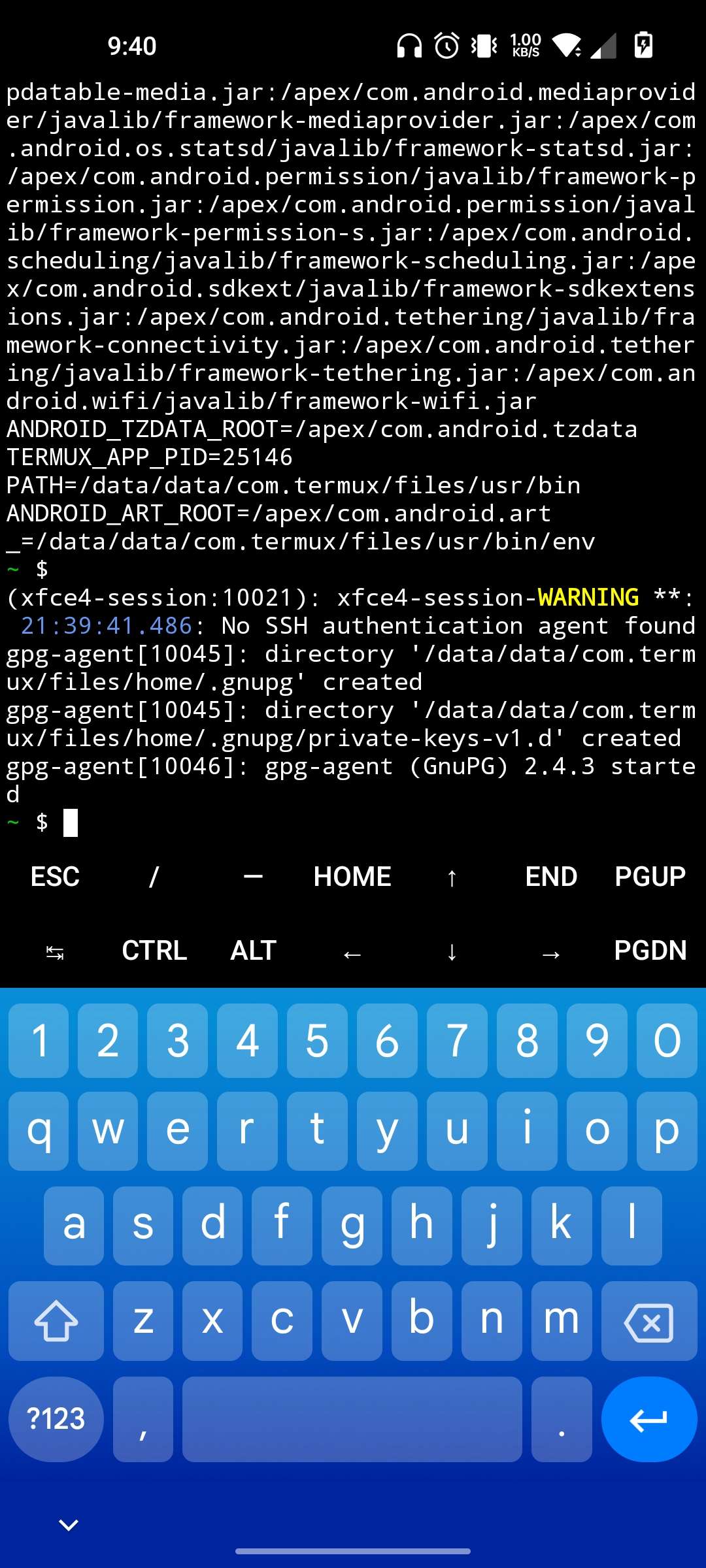 I meant to remove the whole rm setup.sh line but only removed rm - Andronix App