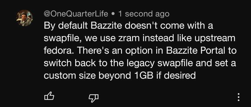also im a little worried about this issue - https://github.com/ublue-os ...