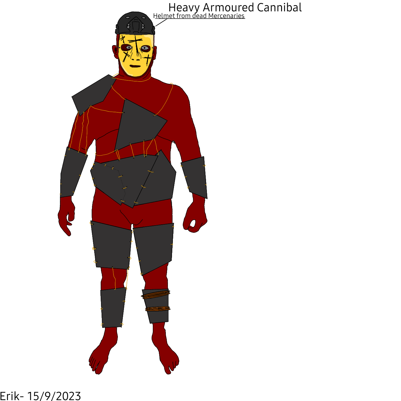 My Heavy Armoured Cannibal Concept - Sons Of | The Forest