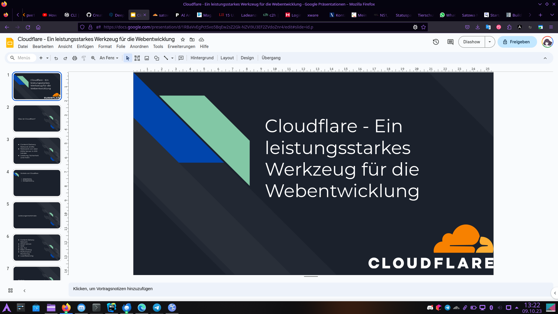 Cloudflare Presentation finally done - Cloudflare Developers