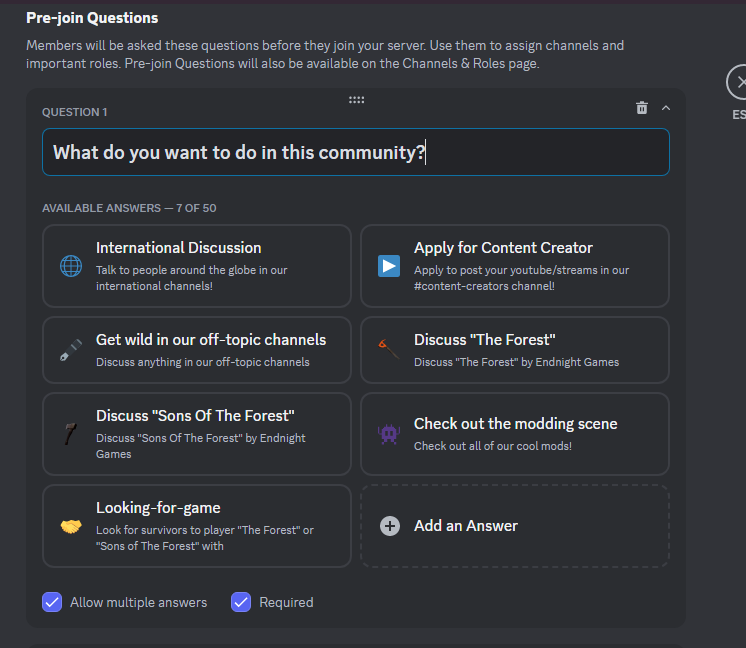is there a way to do a looking for group? or do I just try to find ...